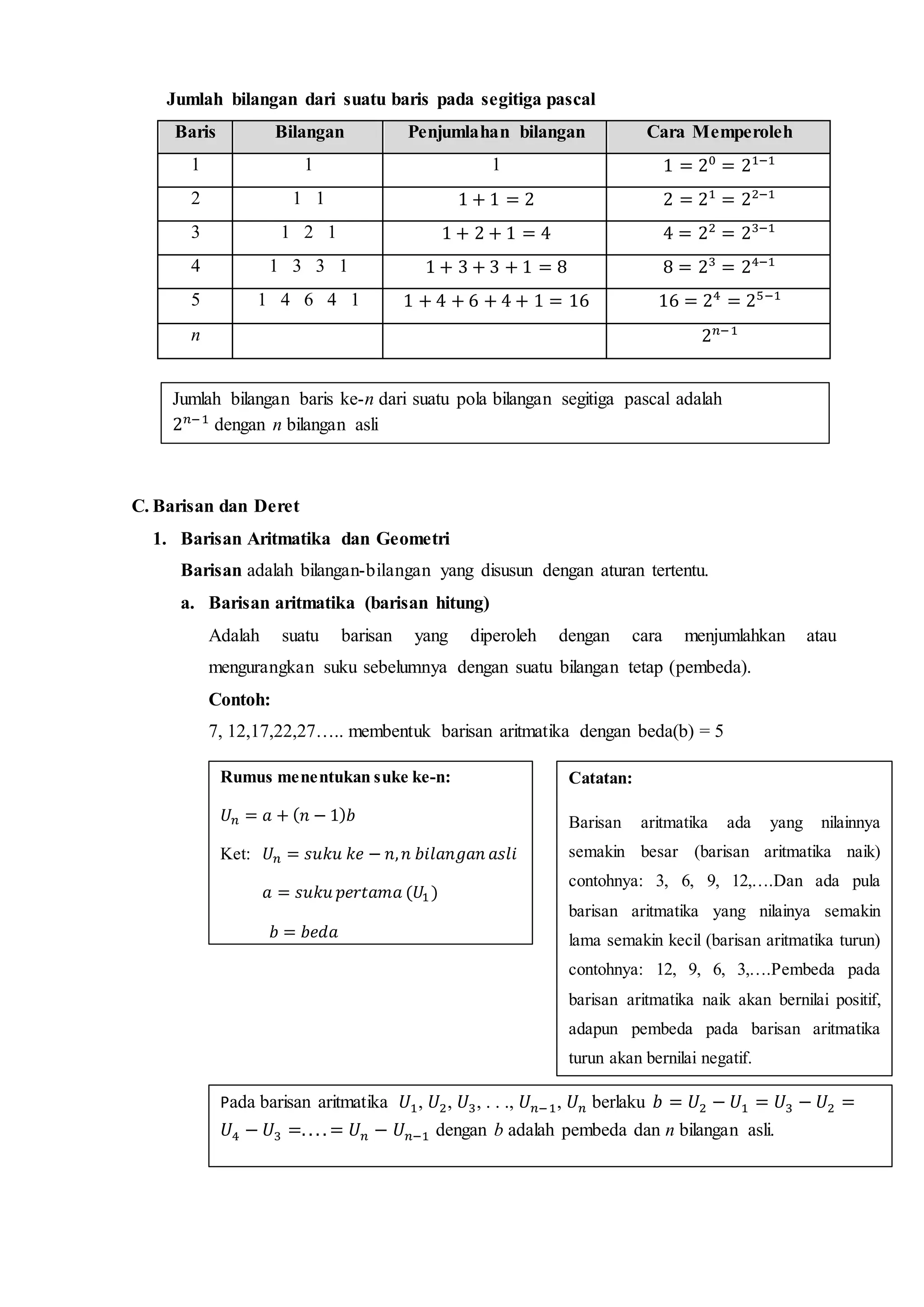 Pola bilangan | DOCX