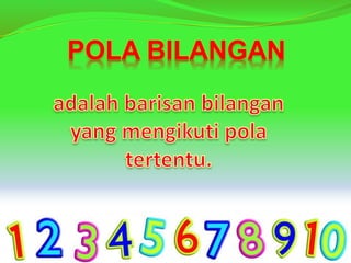 Pola Bilangan | PPT