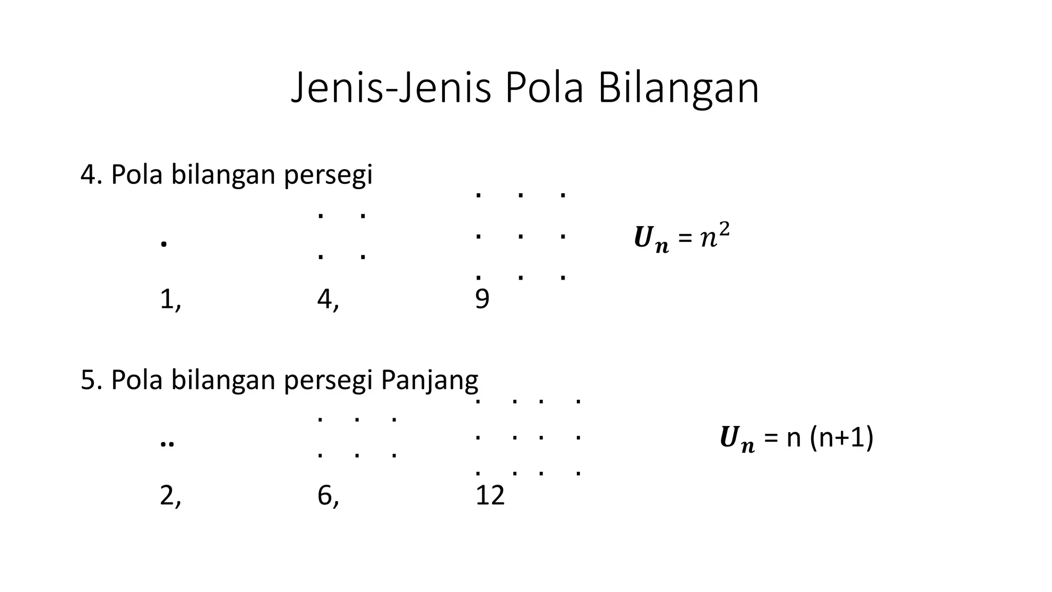 Pola bilangan | PPTX