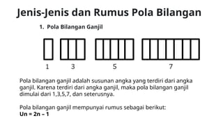 PENGERTIAN POLA BILANGAN DAN PENJELASANNYA | PPT