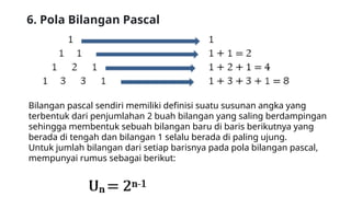 PENGERTIAN POLA BILANGAN DAN PENJELASANNYA | PPT