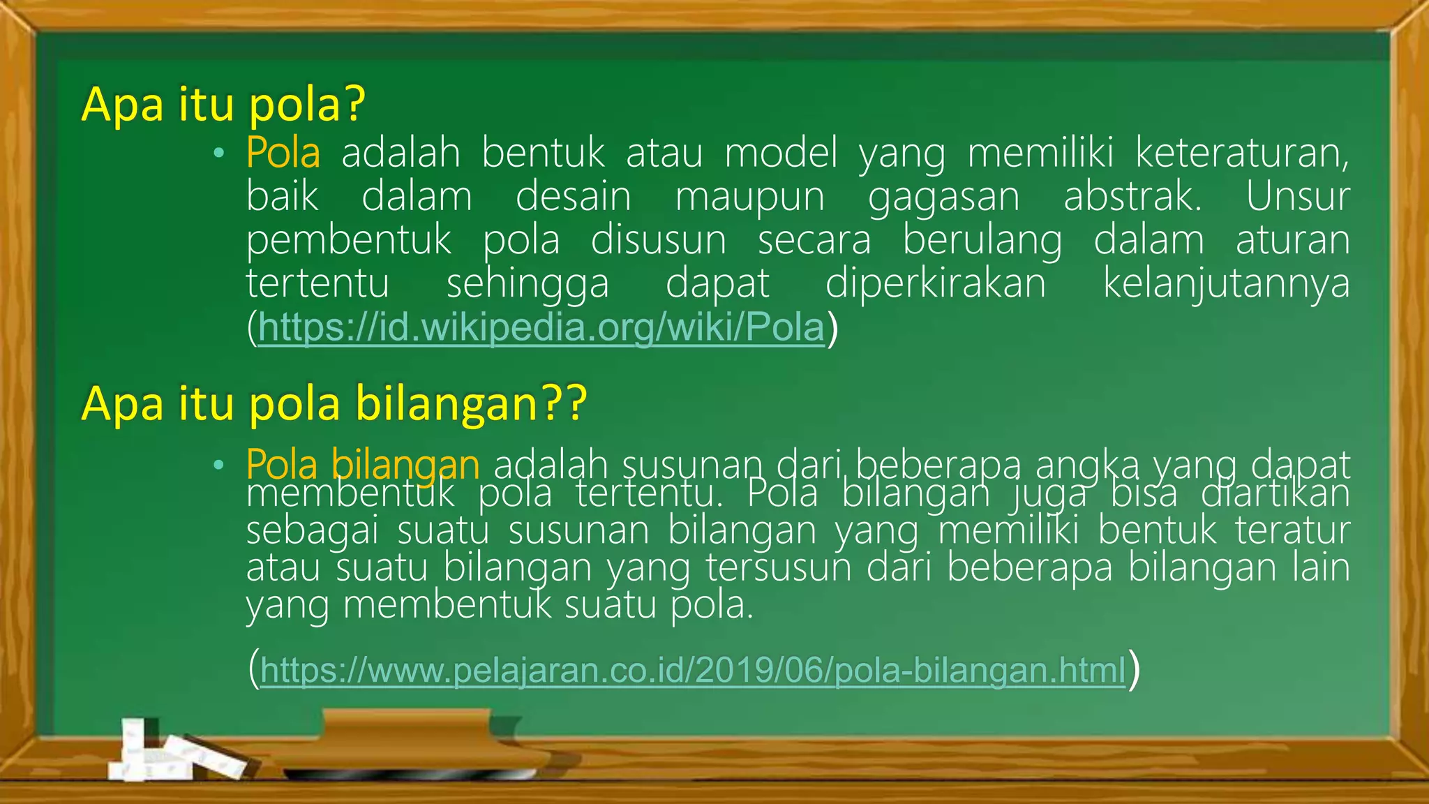 Pola Bilangan 8 (pertemuan 1) 2021 | PPT