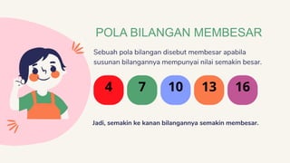 Pola Bilangan POWER POINT (PPT) POLA BILANGAN | PPTX