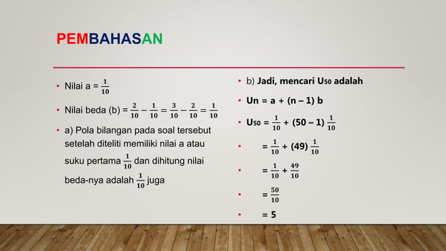 POLA BILANGAN (Konfigurasi Bilangan) | PPTX
