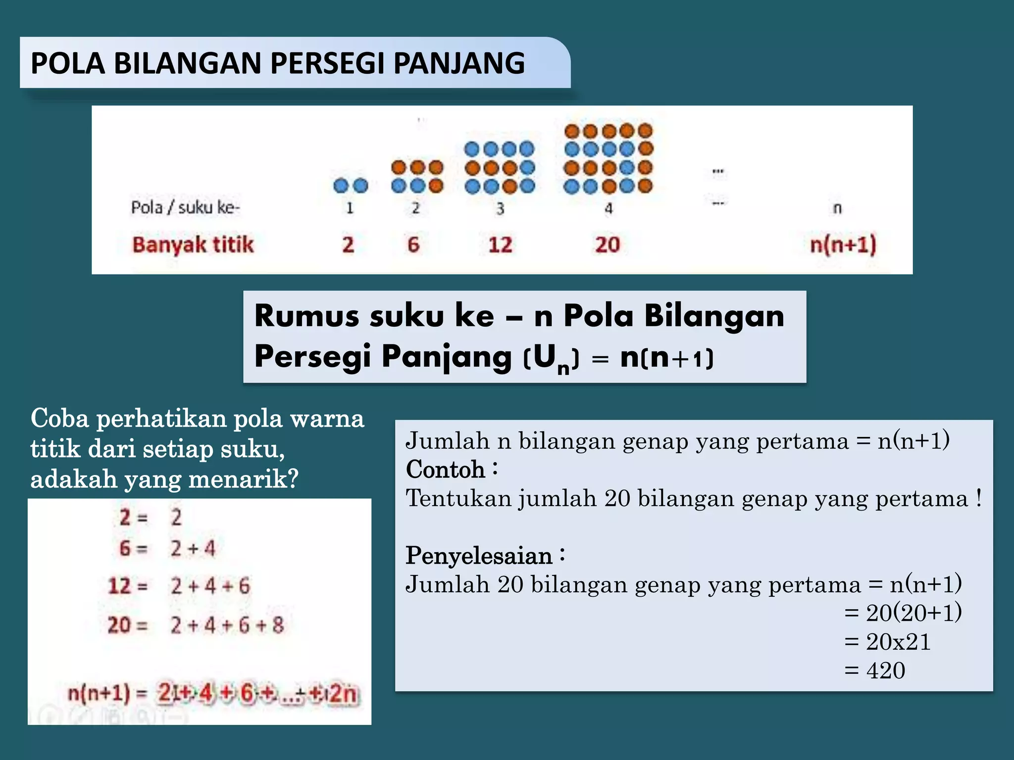Pola bilangan pertemuan 2 | PPTX