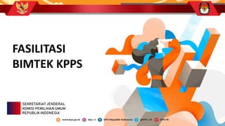 POLA BIMTEK KPPS PEMILIHAN UMUM TAHUN 2024 | PDF