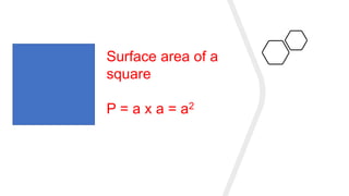 Surface areas of geometric figures by Group 3 | PPT