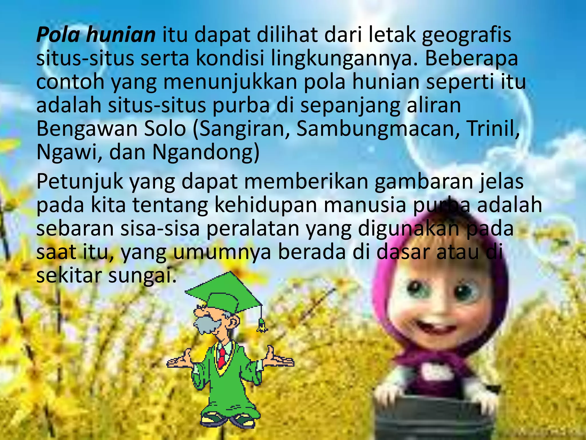 Pola hunian manusia purba | PPT