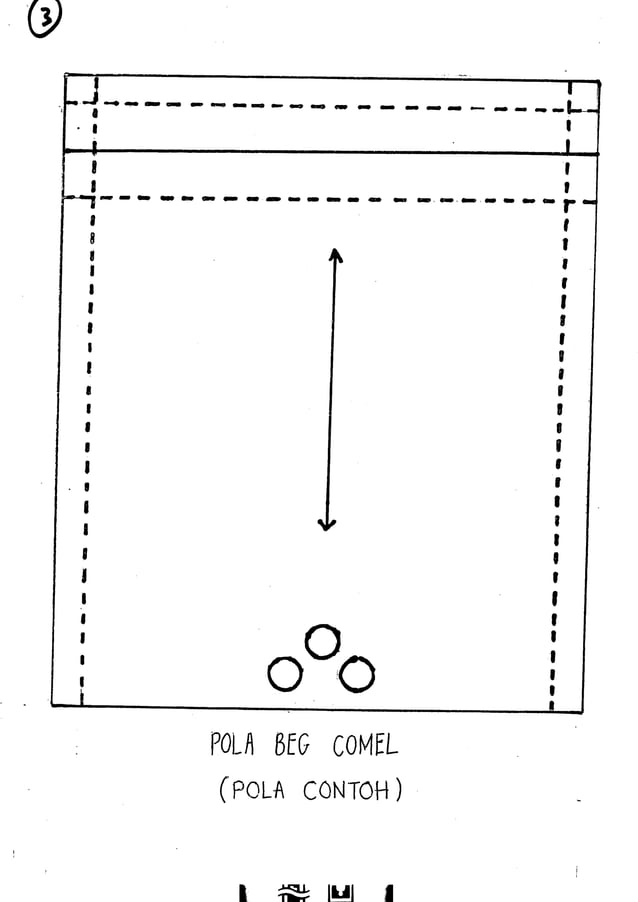 Pola jahitan rbt d4 | PDF
