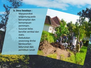 Pola keruangan desa | PPTX