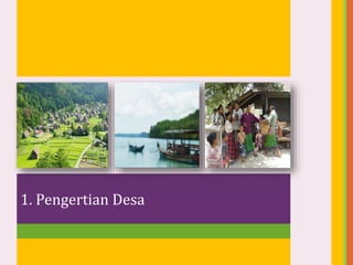 Pola keruangan desa dan kota | PPTX