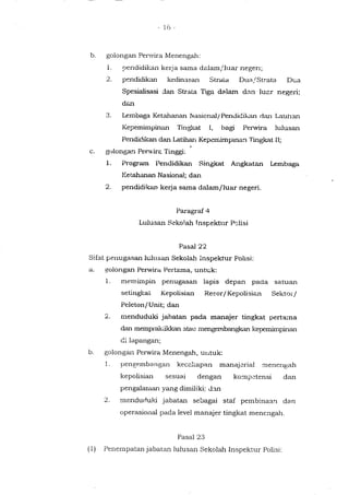 Pola mutasi internal perkap sisbinkar | PDF