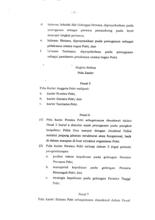 Pola mutasi internal perkap sisbinkar | PDF