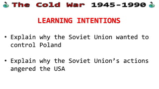 Cold War Flashpoints - Poland | PPTX