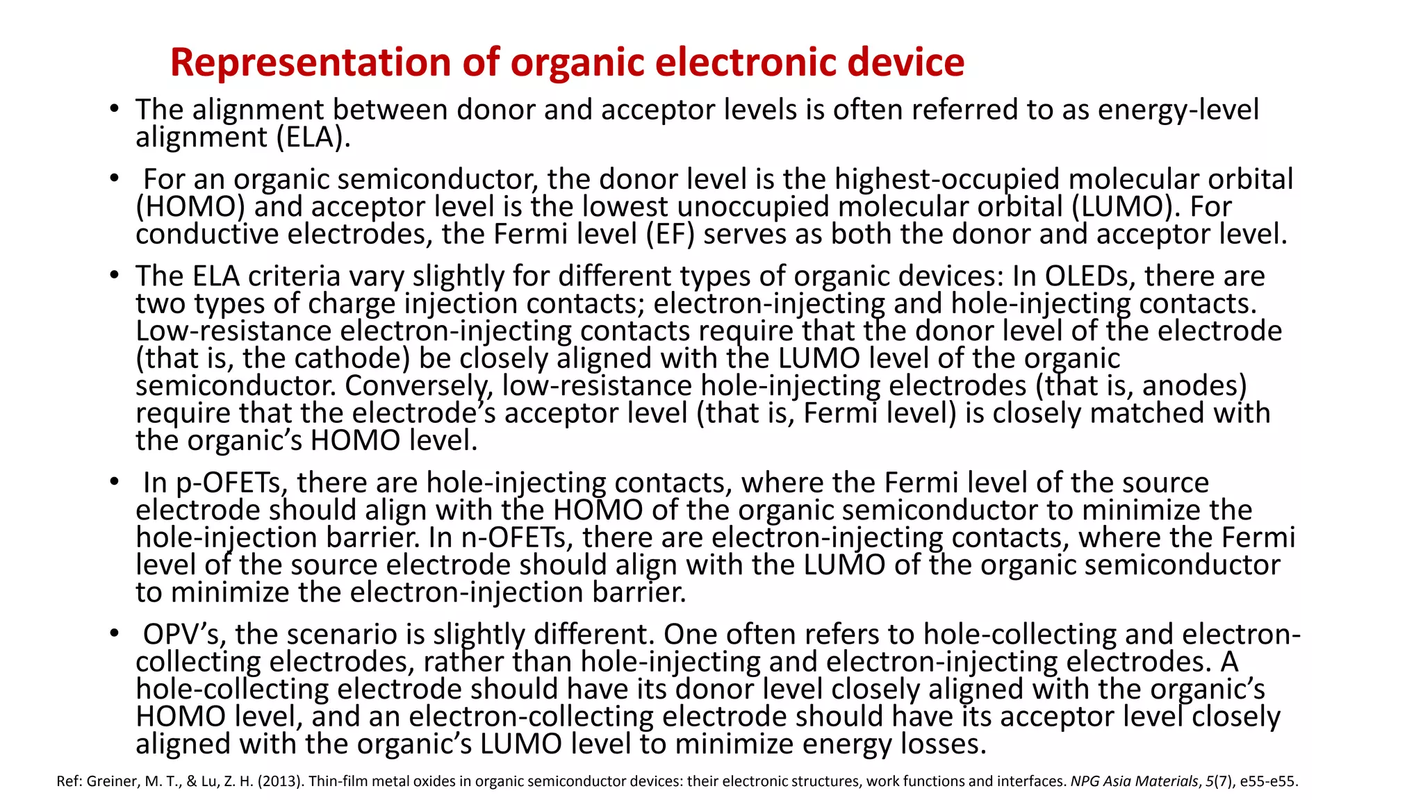 Organic Semiconductor | PPTX