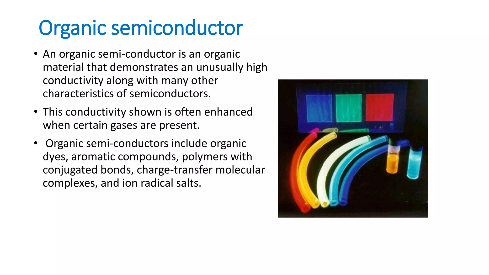 Organic Semiconductor | PPTX