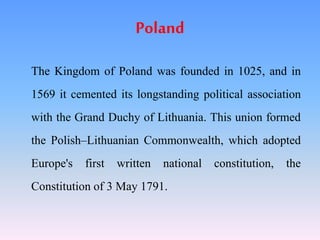 Poland and Tenerife - geography | PPTX