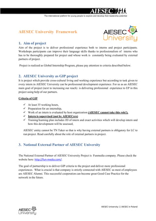 Poland exchange aiesec_university_q1-q2_2013_frame | PDF