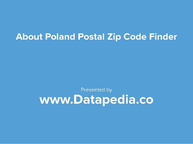 Poland Postal Zip Codes Lookup poland-postal-zip-codes-lookup