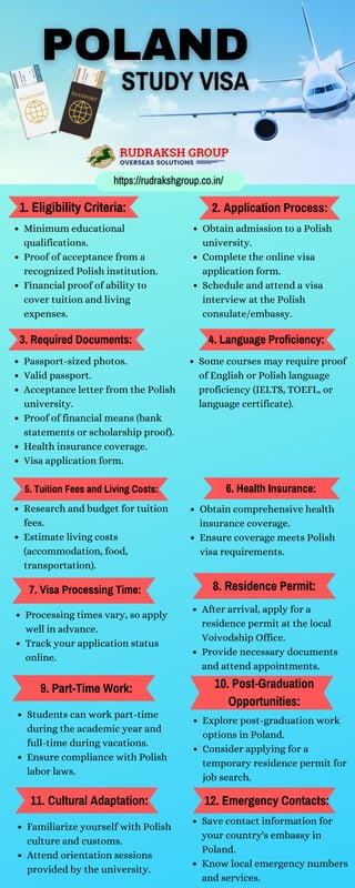 Poland Study Visa: Gateway to Academic Excellence and Cultural Exploration | PDF