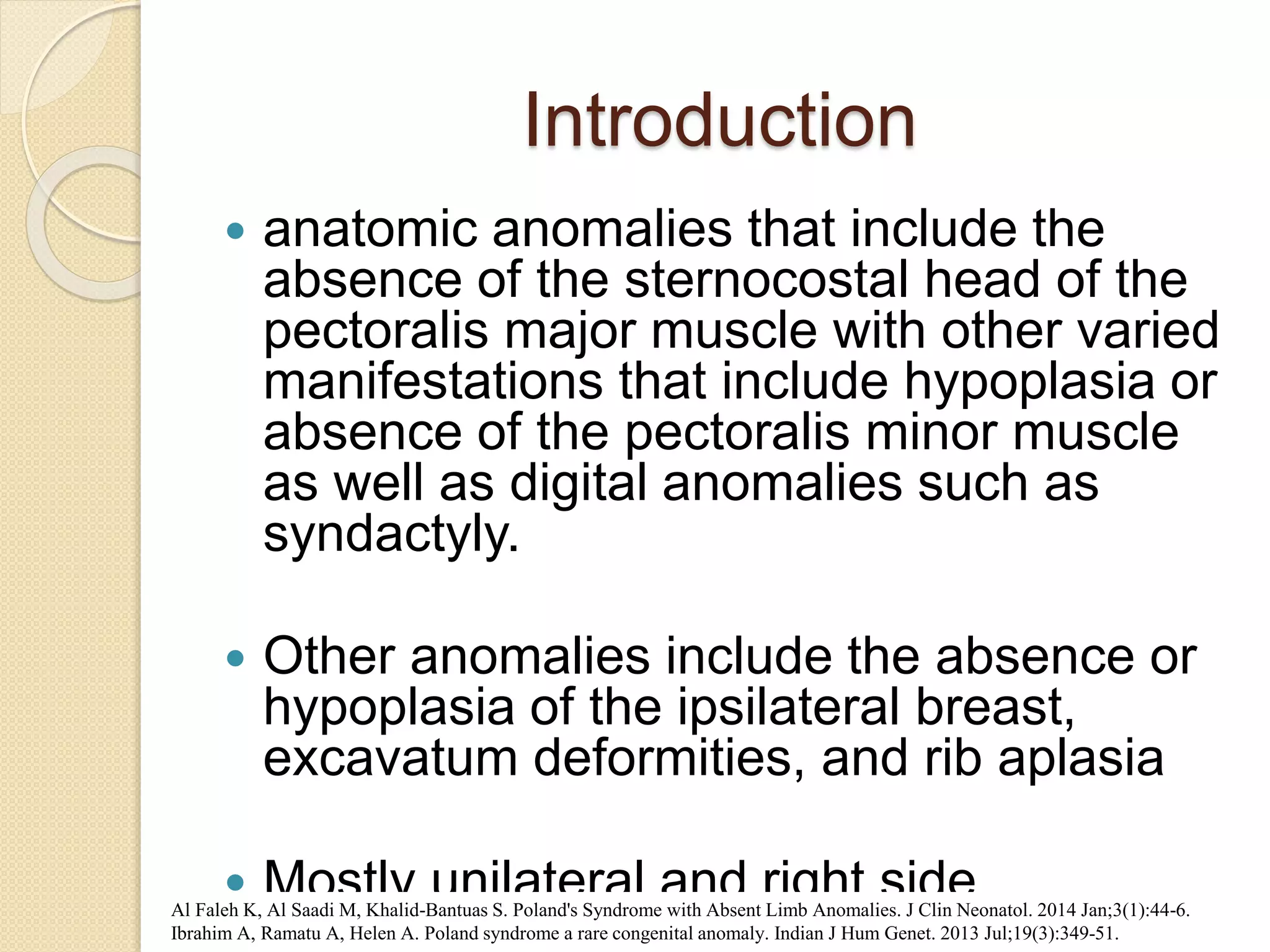 Poland Syndrome | PPTX