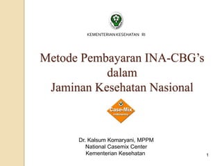 Pola pembayaran ina cbg | PPTX