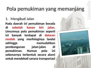 POWER POINT Slide Show Pola Pemukiman Penduduk | PPTX
