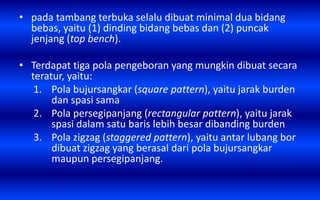 Pola pengeboran tamka dan tamda | PDF