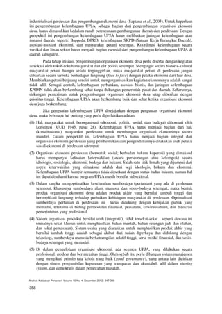 Pola pengembangan kelembagaan upja untuk menunjang | PDF