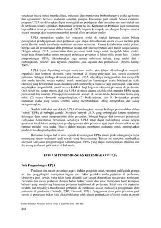 Pola pengembangan kelembagaan upja untuk menunjang | PDF