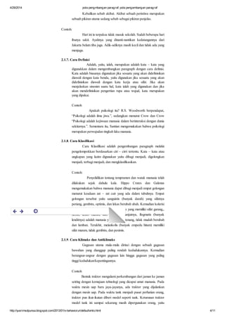 Pola pengmbangan paragraf pola pengembangan paragraf | PDF