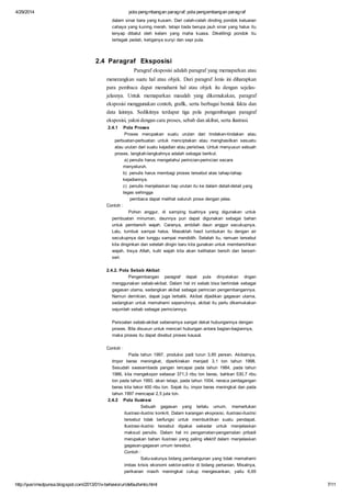 Pola pengmbangan paragraf pola pengembangan paragraf | PDF
