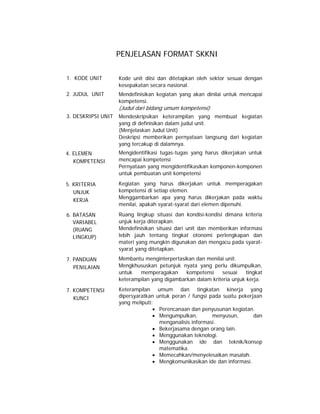 Pola penyusunan skkni-lamp kep227_rev | PDF