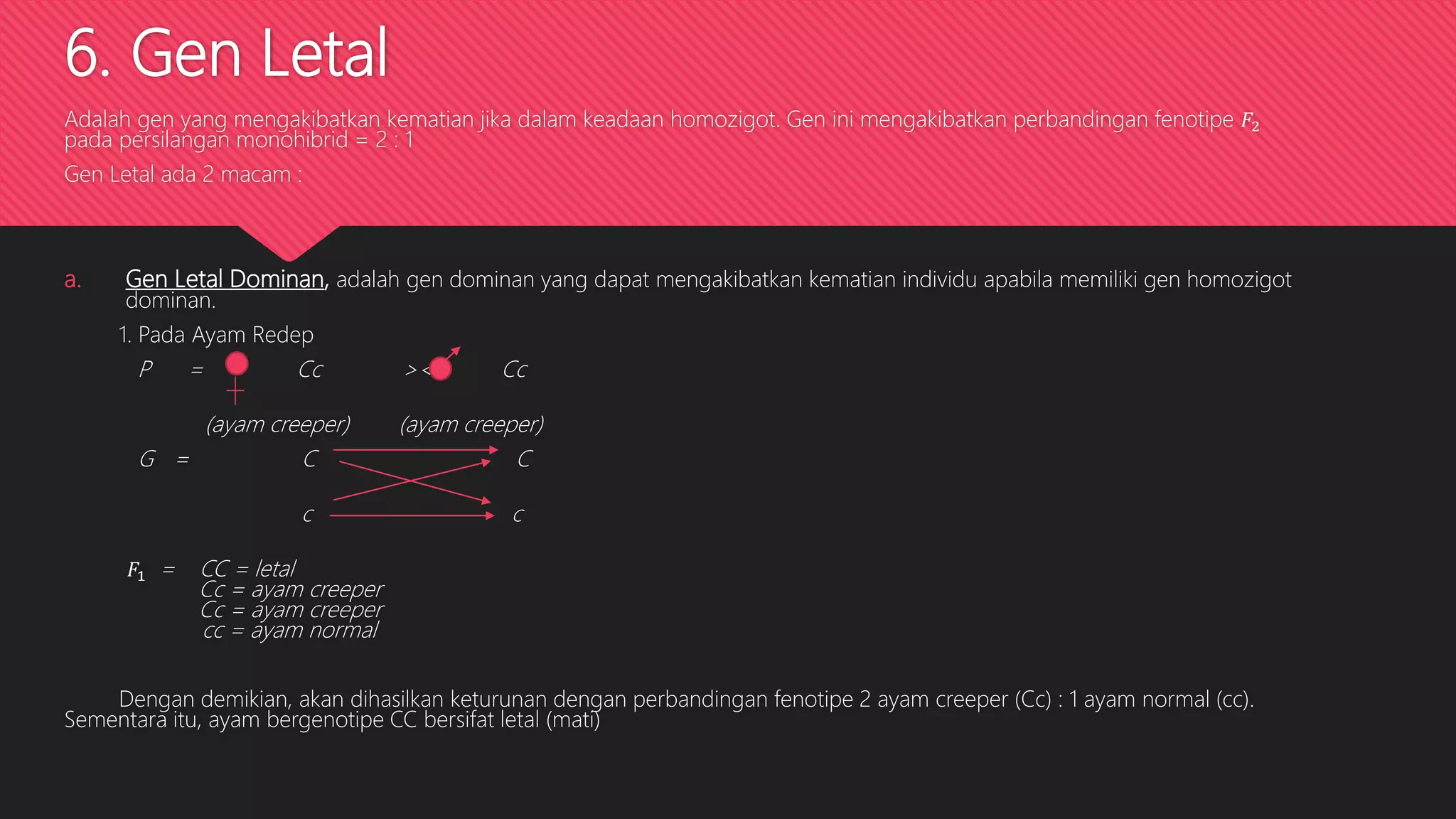 Pola pola hereditas pautan | PPTX