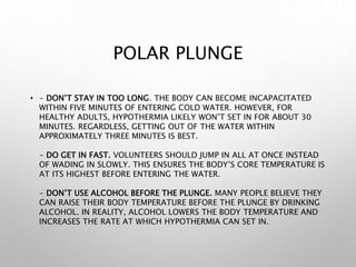 Dos and Don’ts for Participating in a Polar Plunge | PPT