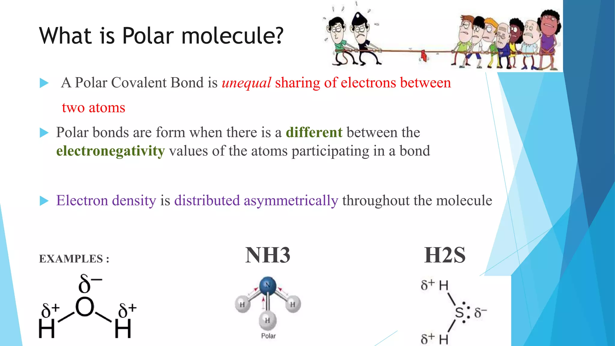 Polar and non polar compounds and dipole moment - PPT | PPTX