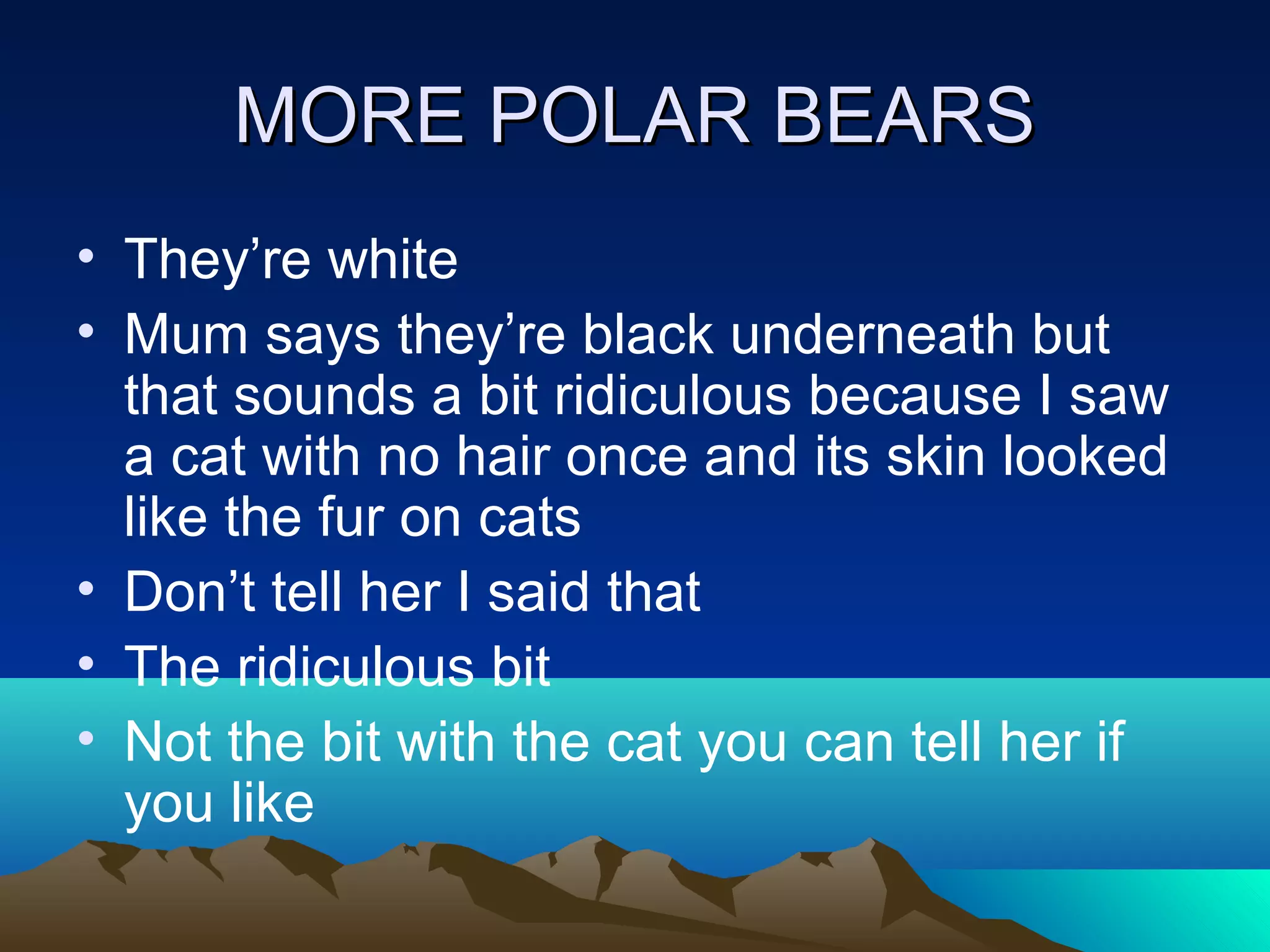 POLAR BEARS!!!!!! | PPT