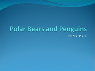 Polar bears and penguins | PPT