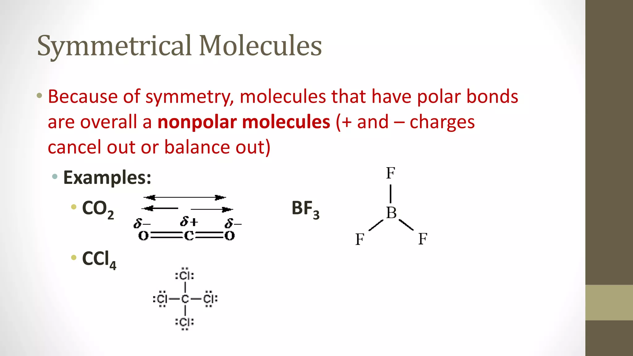 Polar and nonpolar bonds and polar molecules | PPTX
