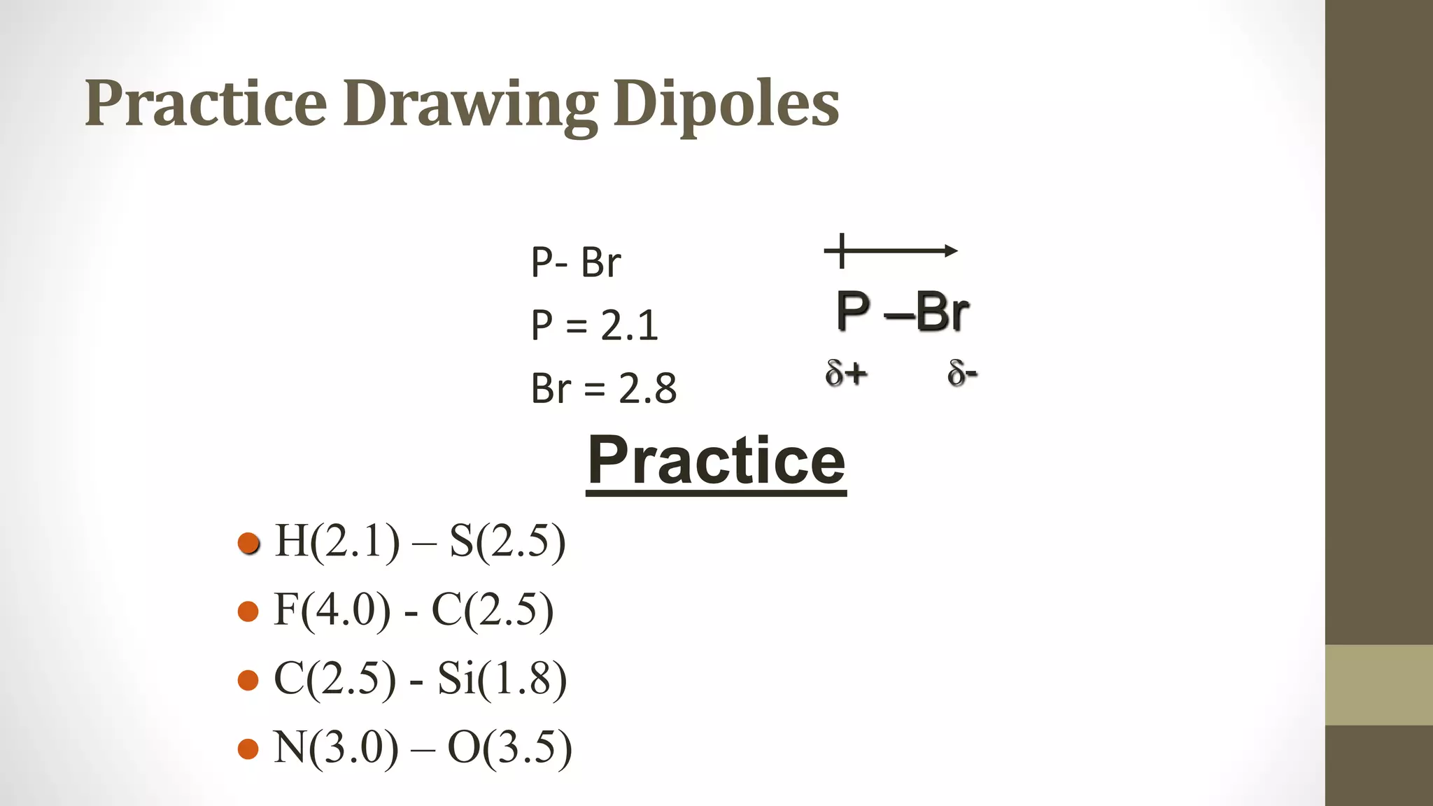 Polar and nonpolar bonds and polar molecules | PPTX