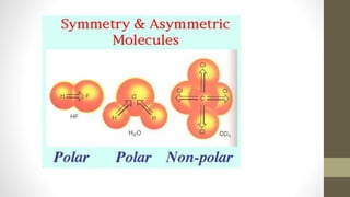 Polar and nonpolar bonds and polar molecules | PPTX