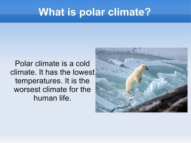 Polar climateluisandenrique | PPT