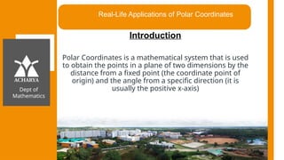 Polar Coordinates.pptx for mathematics of engineering | PPTX