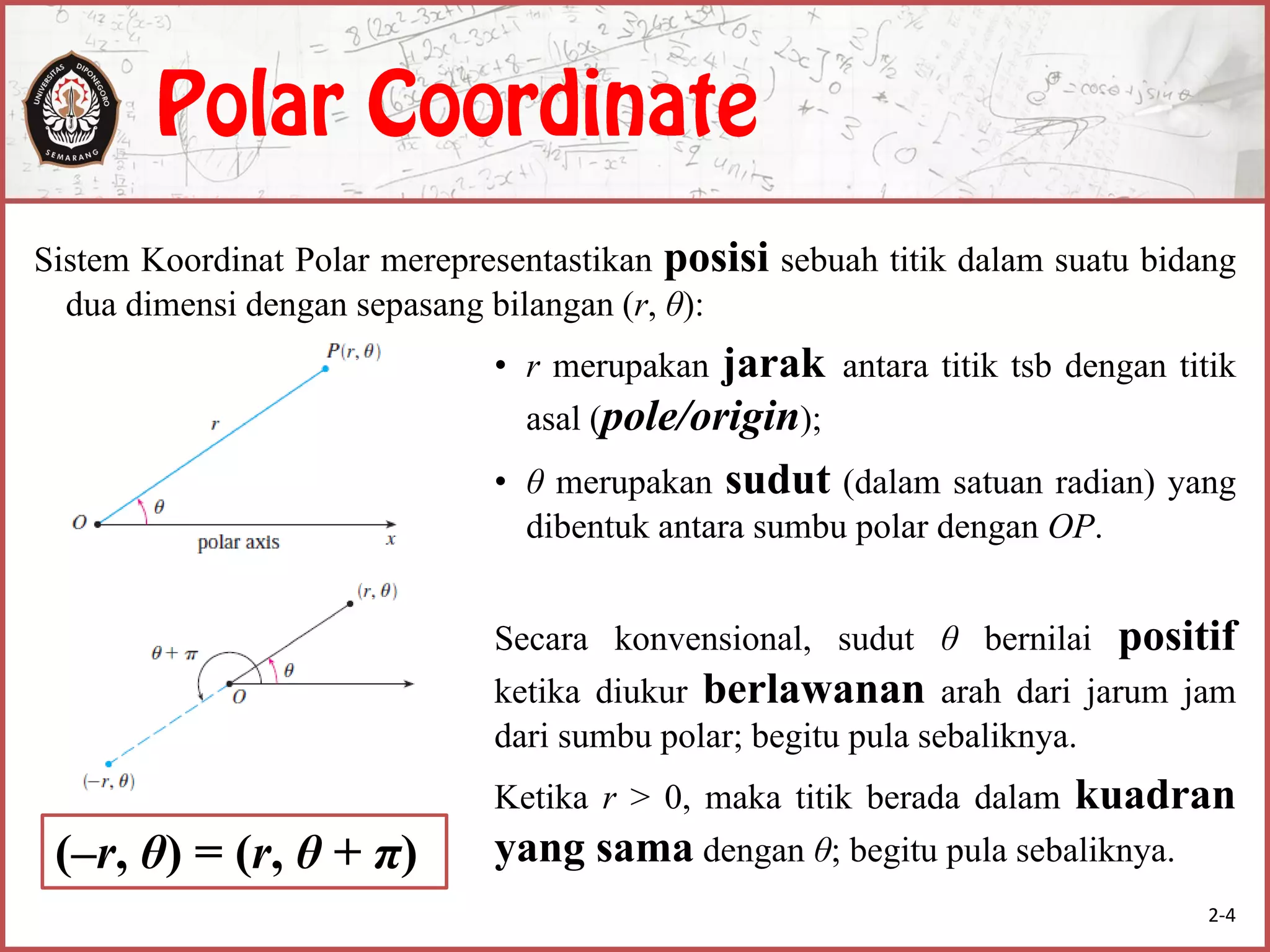 Polar Coordinates & Polar Curves | PDF
