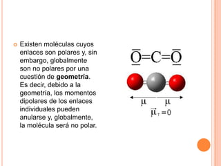 Polaridad de enlaces y moléculas | PPTX
