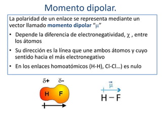 Polaridad y Fuerzas intermoleculares | PPTX