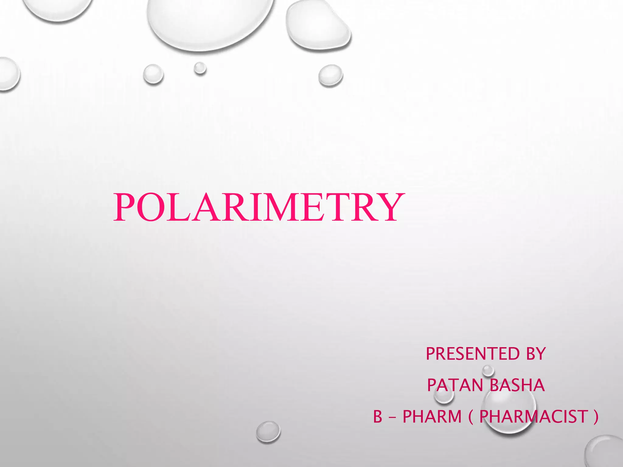 Polarimeter | PPTX
