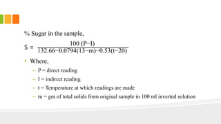 Polarimetric Estimation of Sugars | PPTX