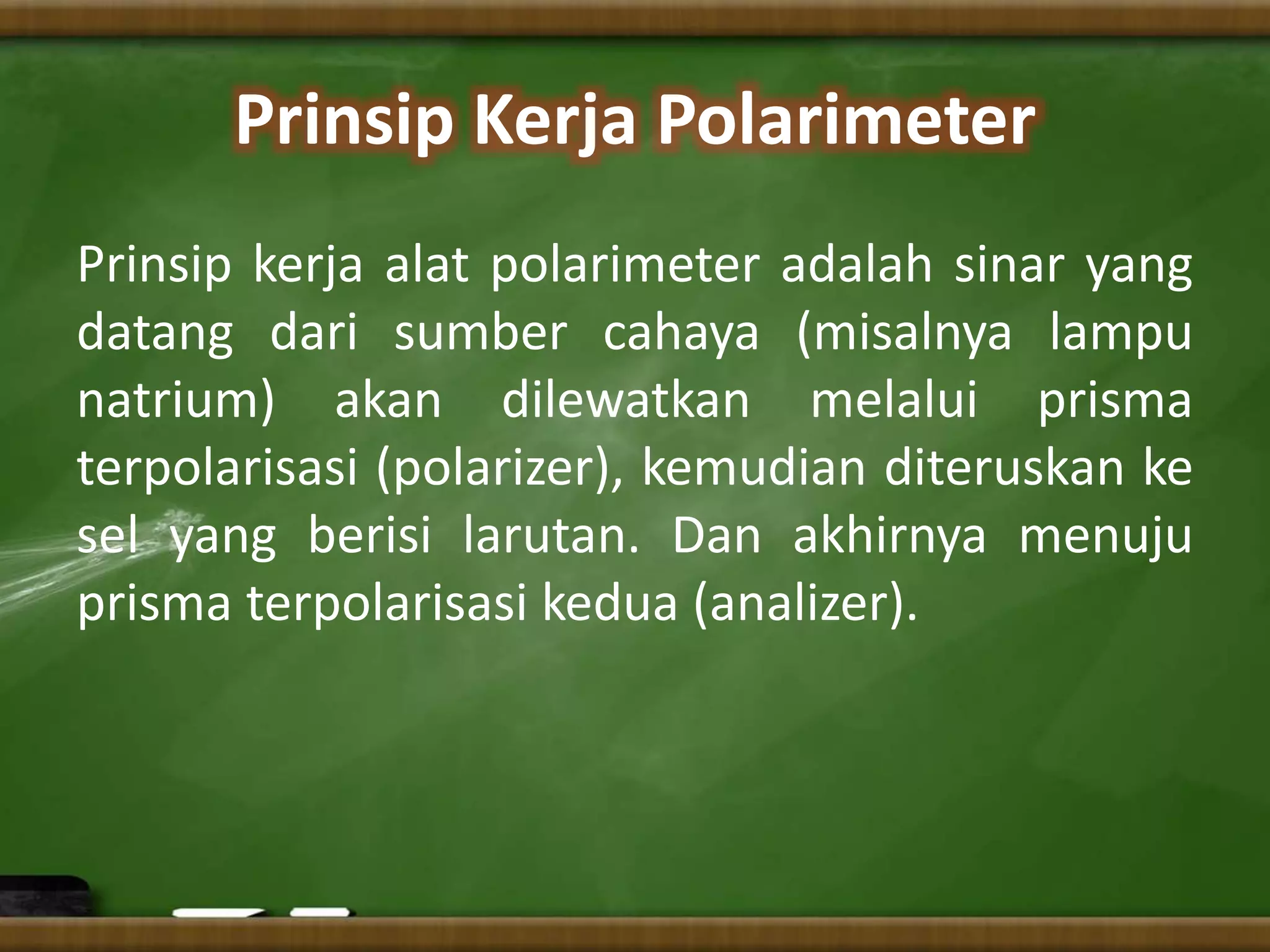 Polarimetri (physics chemistry)59 | PPTX