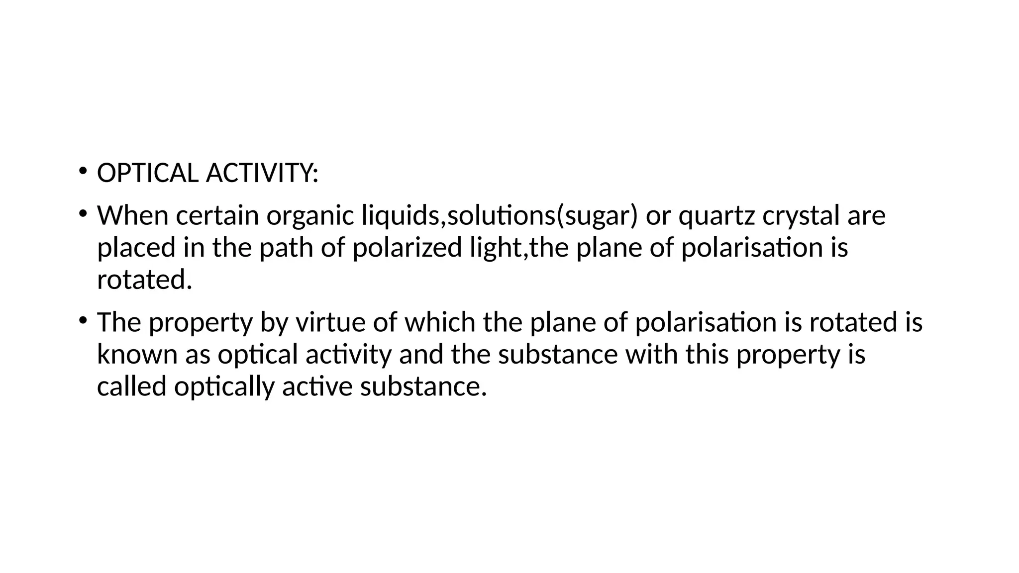 POLARIMETRY CIRCULAR DICHORISM POLARIMETERpptx | PPTX